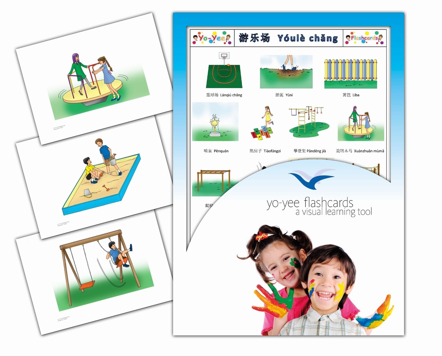 Buy Yo-Yee Flashcards - Playground Flashcards in Chinese - Traditional ...