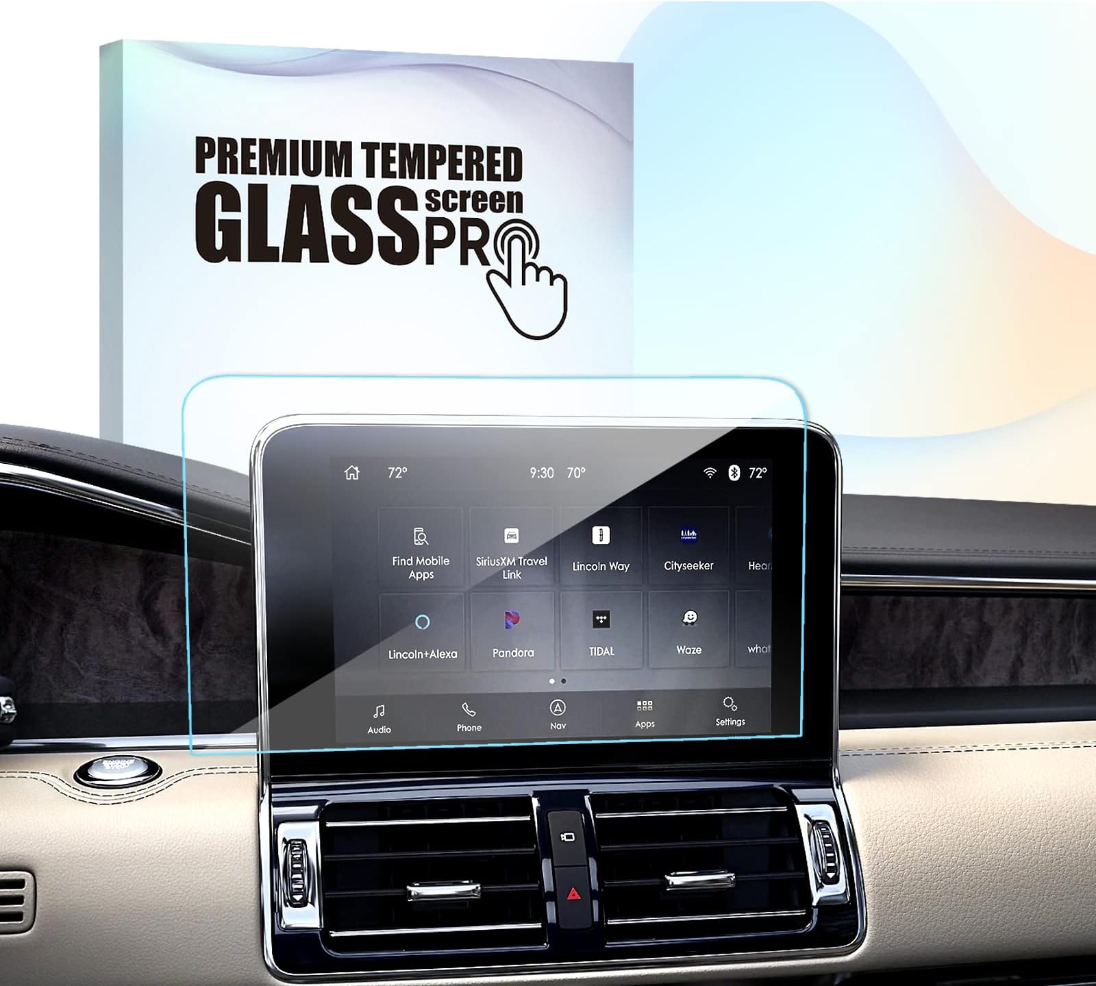 Amazon.com: ZZDMDM Screen Protector for 2018 2019 2020 2021 Lincoln ...