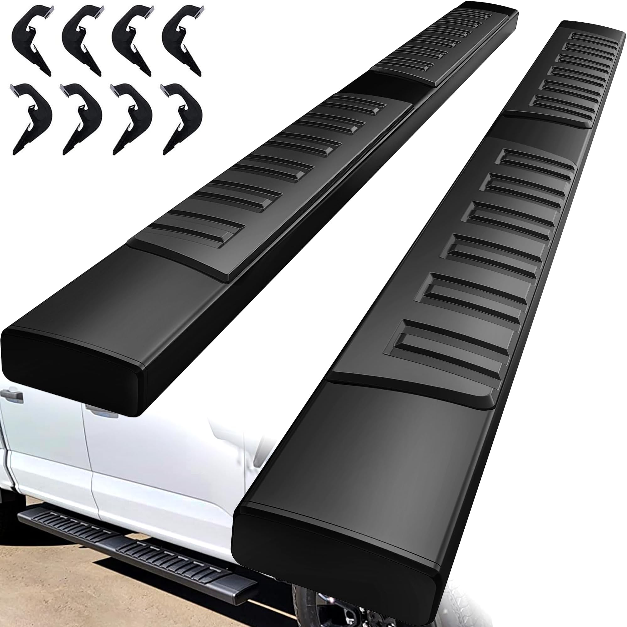 Amazon.com: TAC Side Steps Compatible with Chevy Silverado/GMC Sierra ...