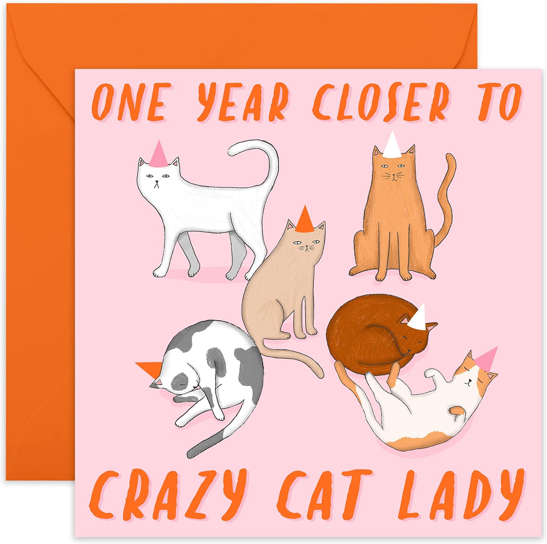 Central 23 - Lustige Geburtstagskarte – 'Cat Lady' Witz Design – für ...