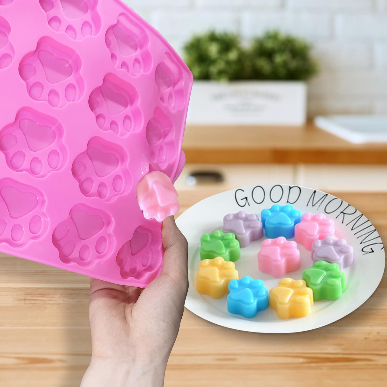 Snapklik.com : Round Silicone Mold Food Grade Chocolate Drops Mold 296 ...