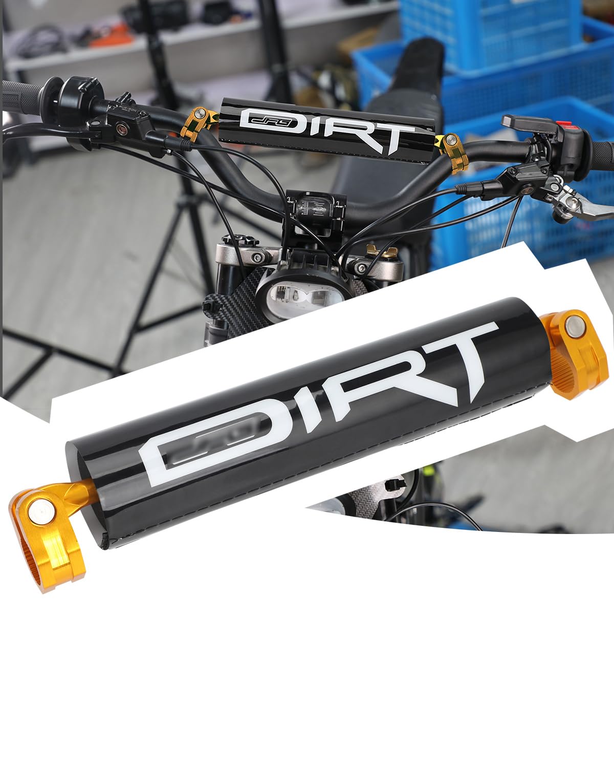 Handlebar Riser NACORE Dirt Bike Handlebar Crossbar + Pad For Most Dirt ...