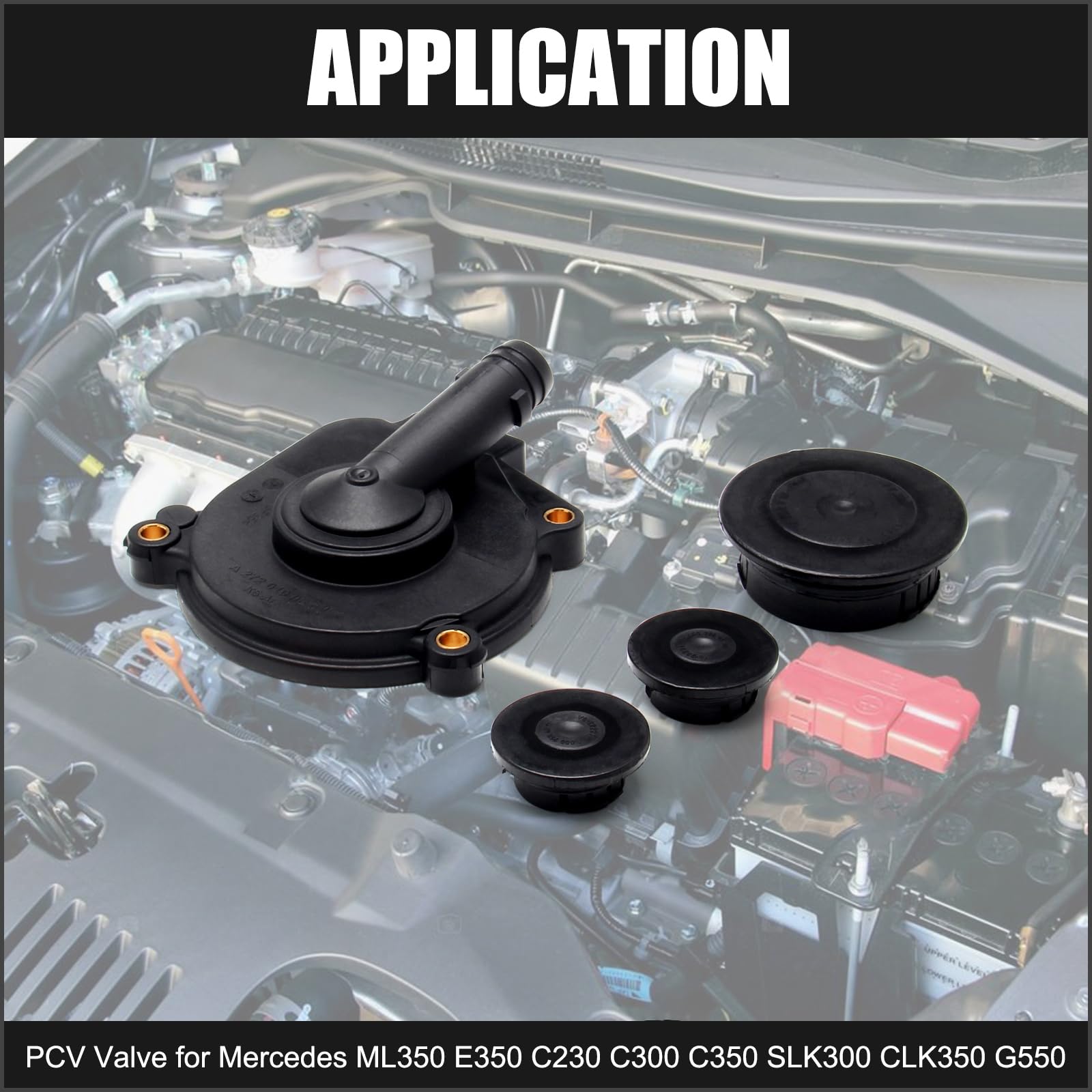 Snapklik.com : Somusen PCV Valves Crankcase Breather Oil Separator ...