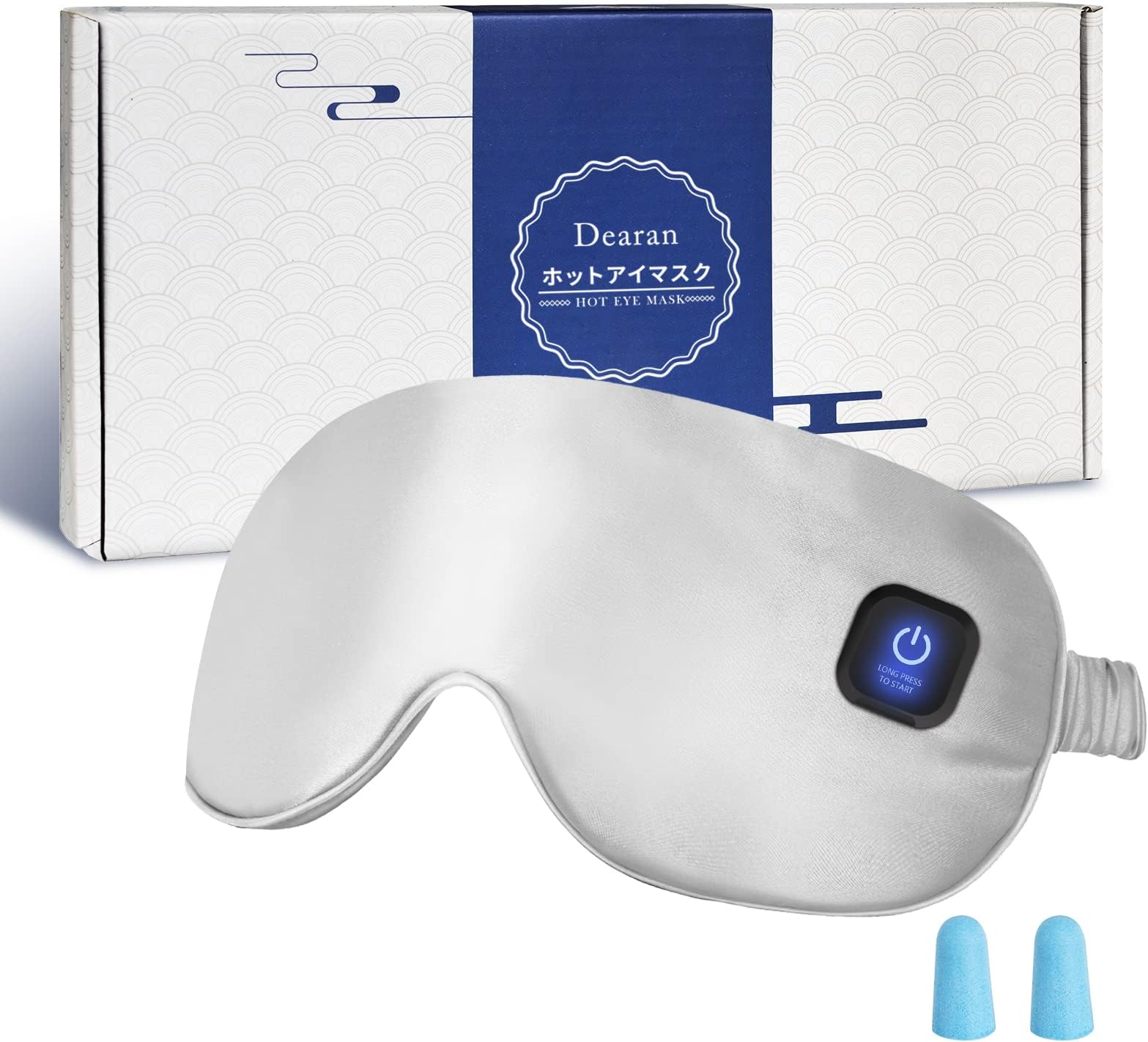 Amazon.com : Dearan Upgraded 3 Temperature Modes Silk Heated Eye Mask ...