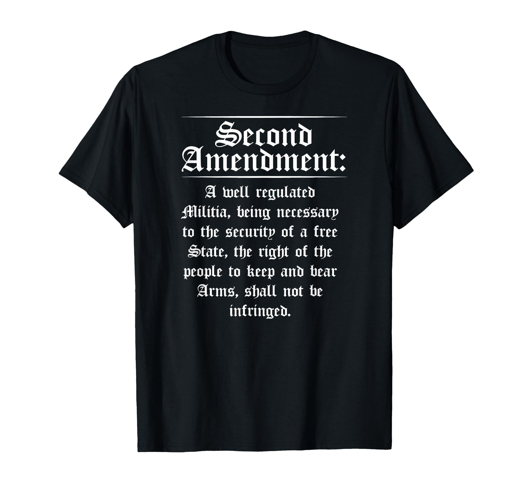 Amazon.com: Second Amendment Rights Proud 2A Pro Gun Rights American T ...