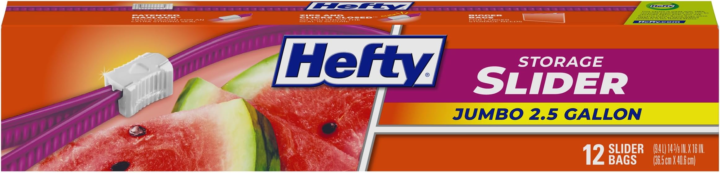 Amazon.com: Hefty Baggies Food Storage Gallon, 75 ct : Health & Household