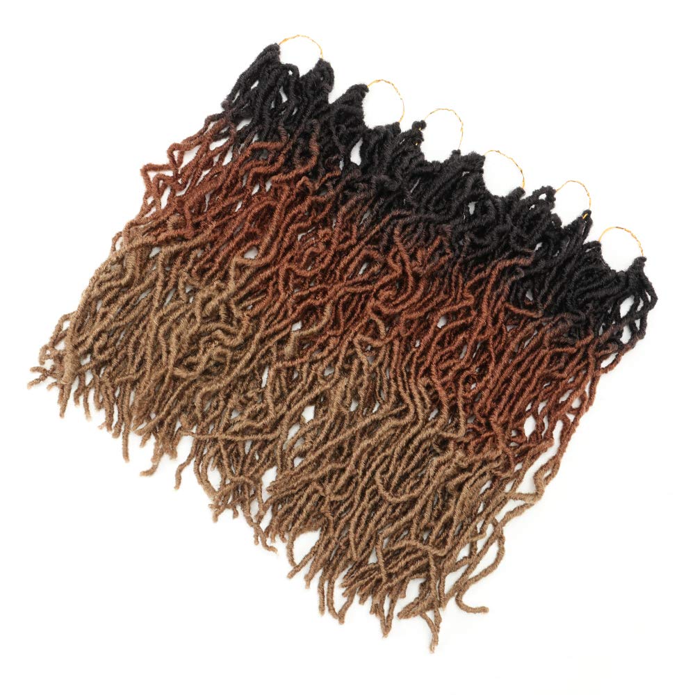Eliza 18 Inch Ombre Soft Locs Crochet Braiding Hair Australia | Ubuy