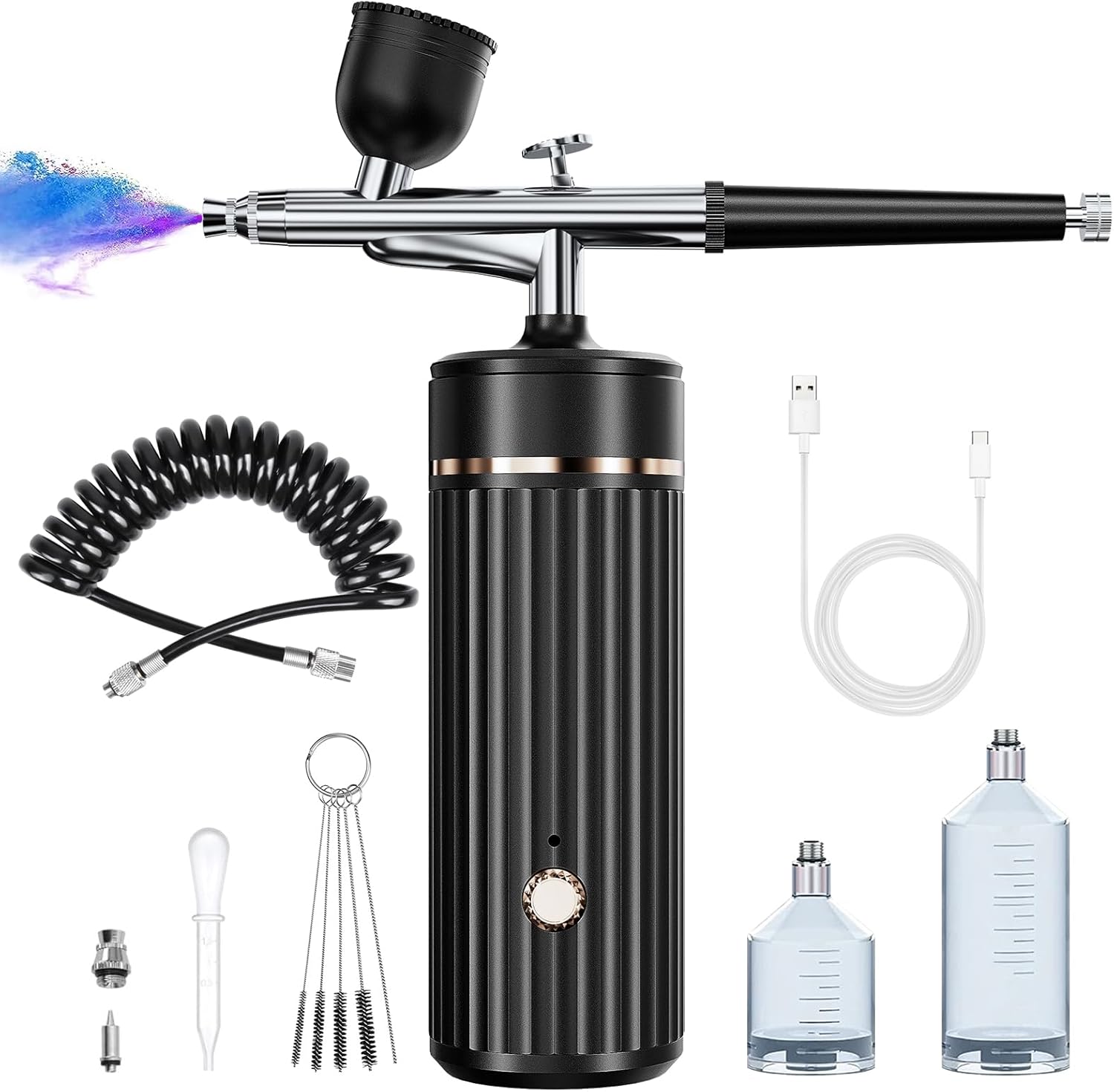 Amazon.com: Airbrush Rechargeable Cordless Airbrush-Kit Compressor ...