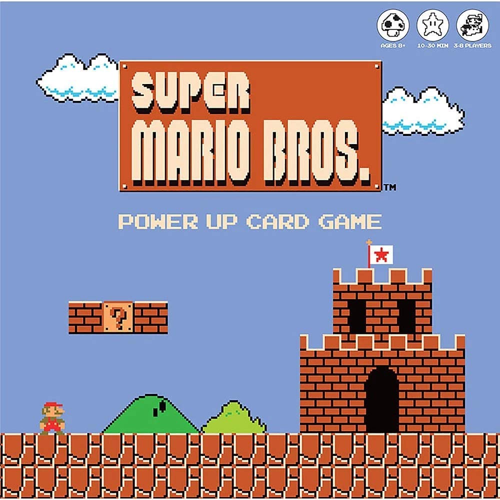 Super Mario Bros Power Up Card Game | Super Mario Brothers Video Game ...