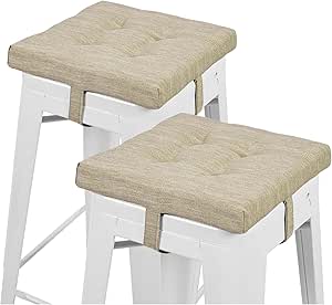 Amazon.com: baibu 12 Inches Square Seat Cushion Set of 2, Super Soft ...