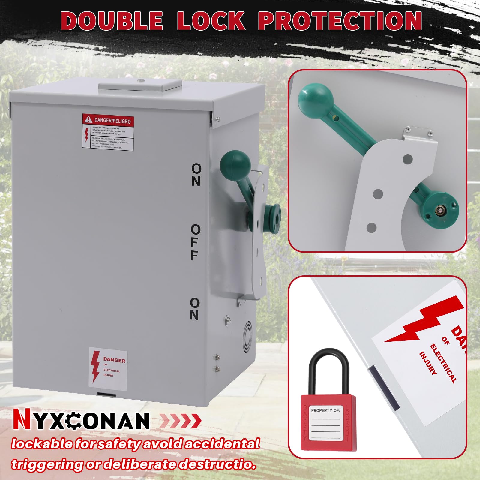 Generator Transfer Switch UPGRADE 200A , General-Duty Double-Throw ...