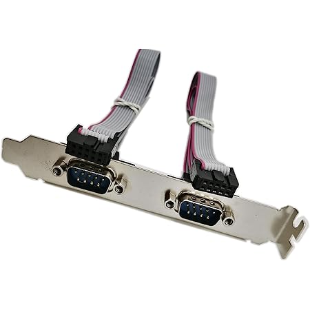 Amazon.com: Antrader 12 Inch (30cm) DB9 Serial Male Port Bracket to 10 ...