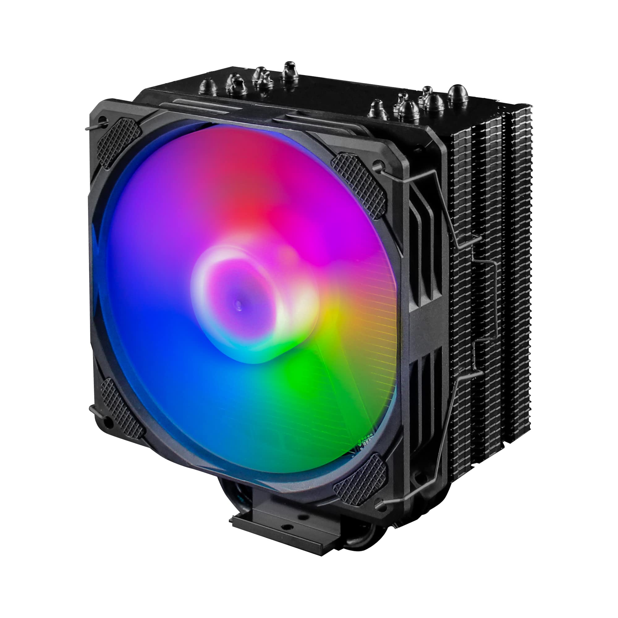 Buy PANO-S ARGB CPU Air Cooler with 120mm ARGB 4Pin PC PWM Fans 6 Heat ...