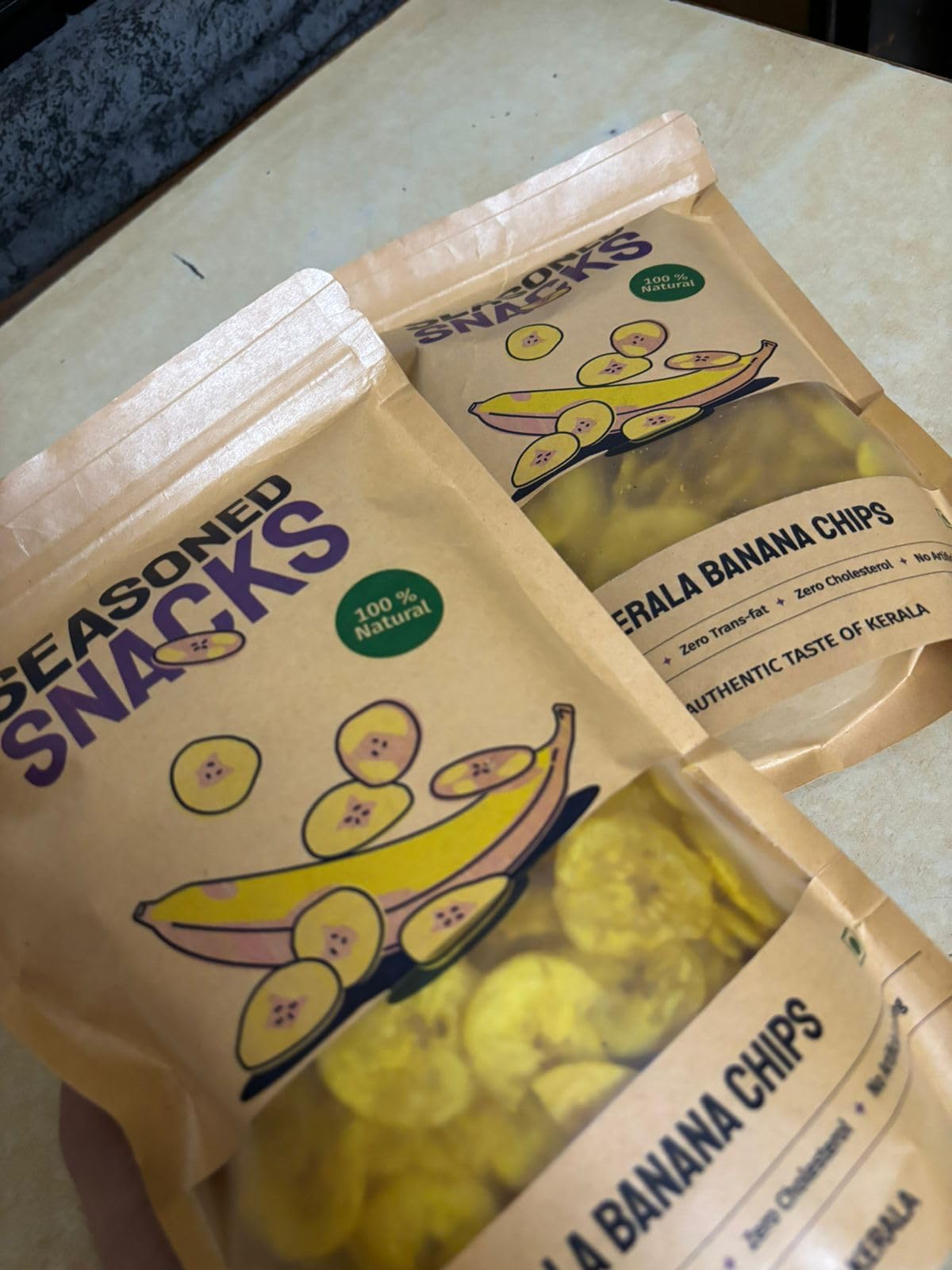 Seasoned Snacks Kerala Banana Chips | Premium Banana Chips Cooked in ...