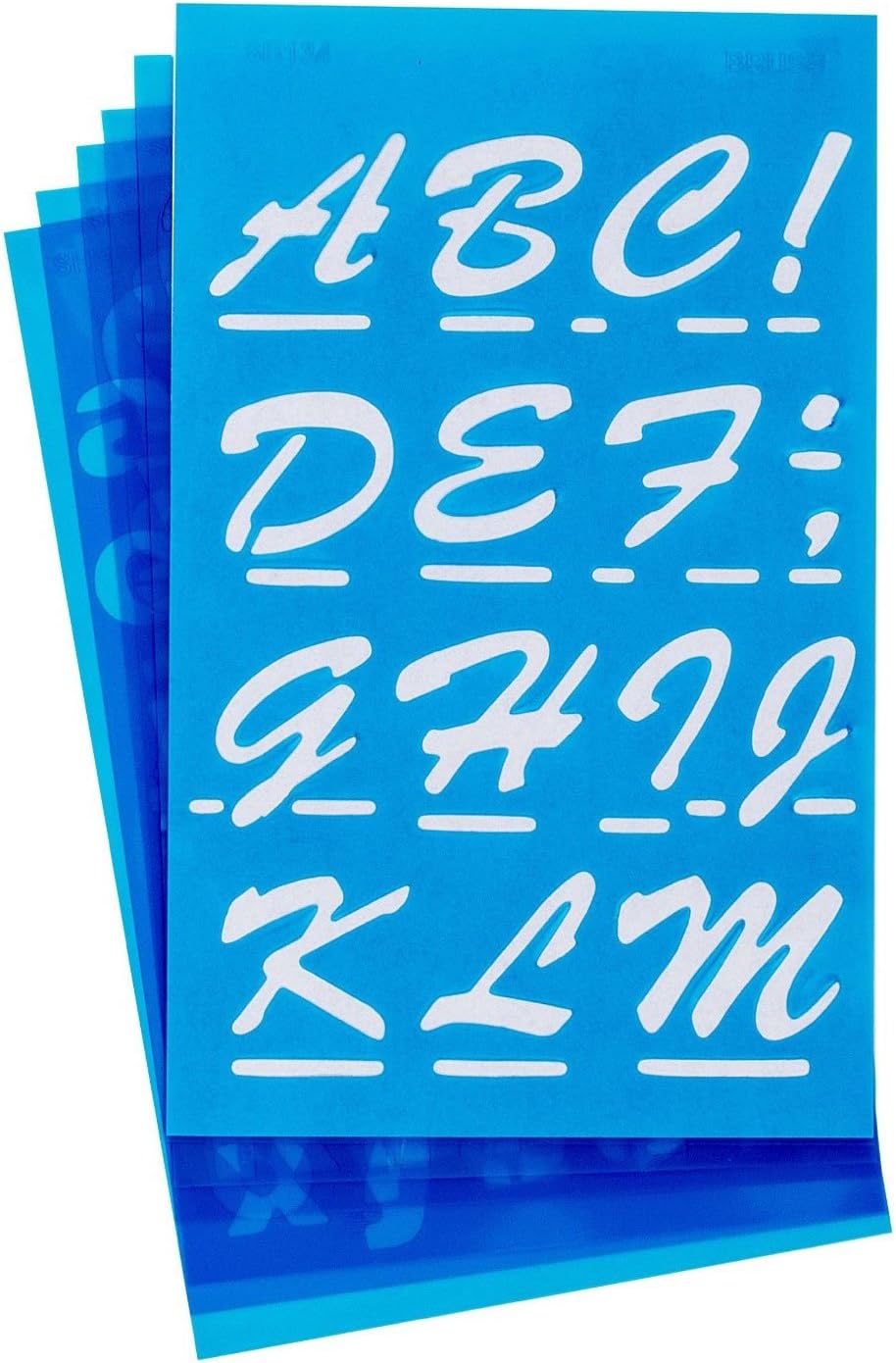 Amazon.com: C-Thru Lettering Stencil Guides capitals, lowercase, and ...