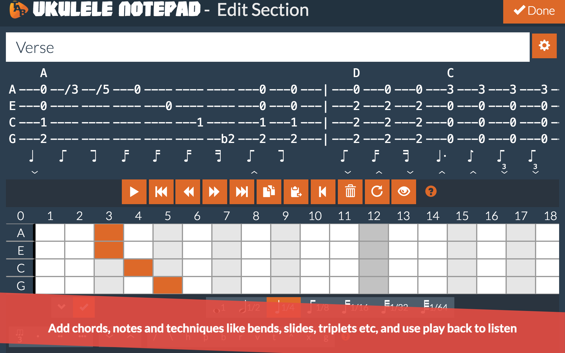 Ukulele Notepad - Tab Editor:Amazon.de:Appstore for Android