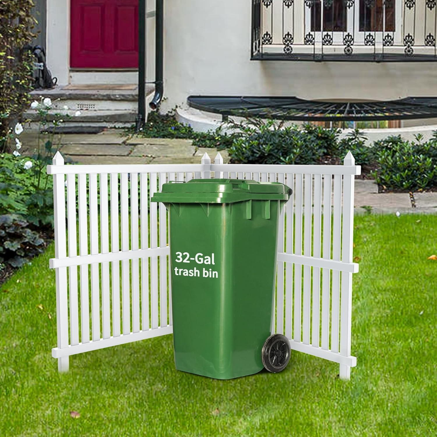 Air Conditioner Fence Privacy Fence Panels Screen Outside, Vinyl ...