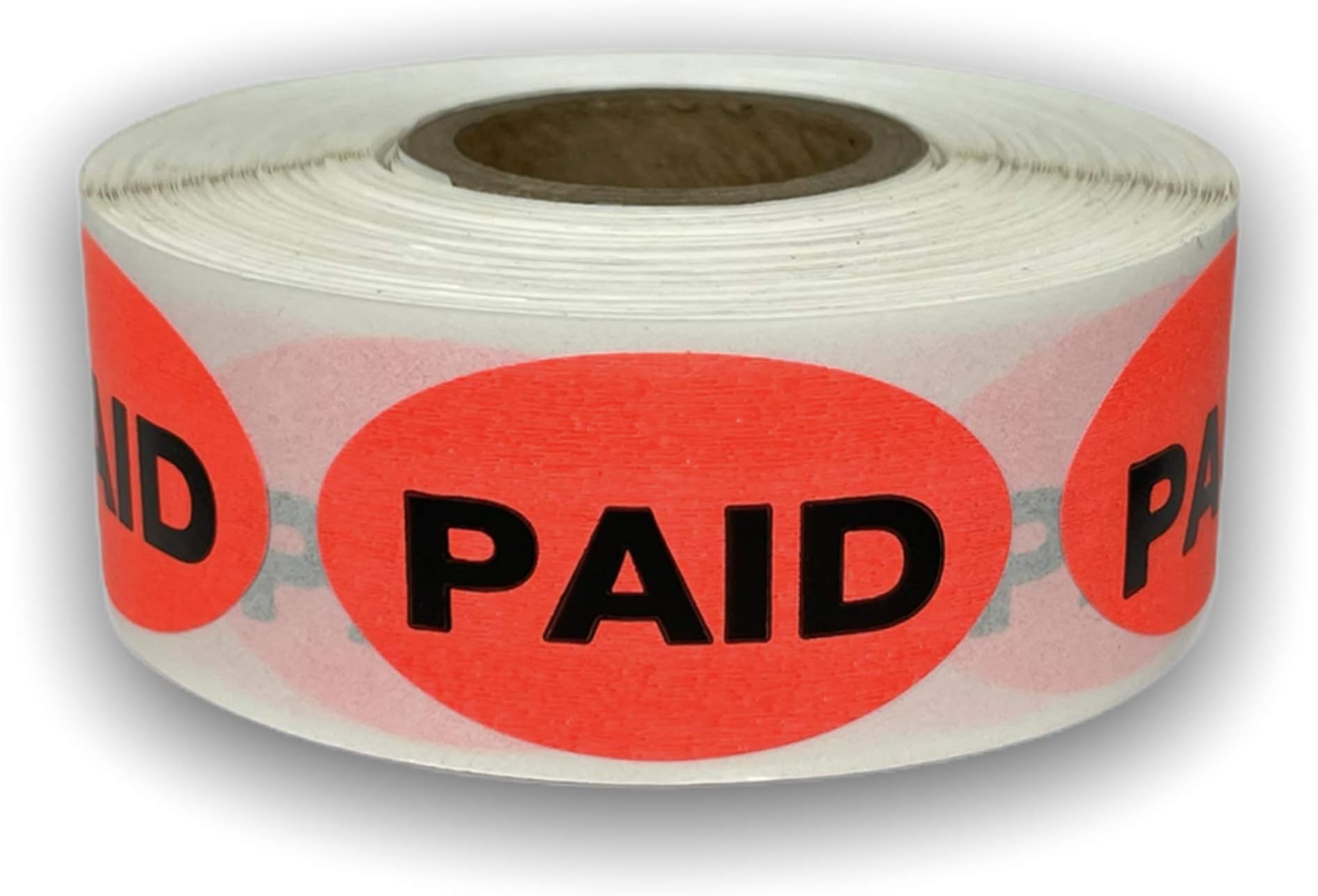 Amazon.com : 12 Rolls 12,000 PCS - Paid Stickers (1.5" Round, Bright ...