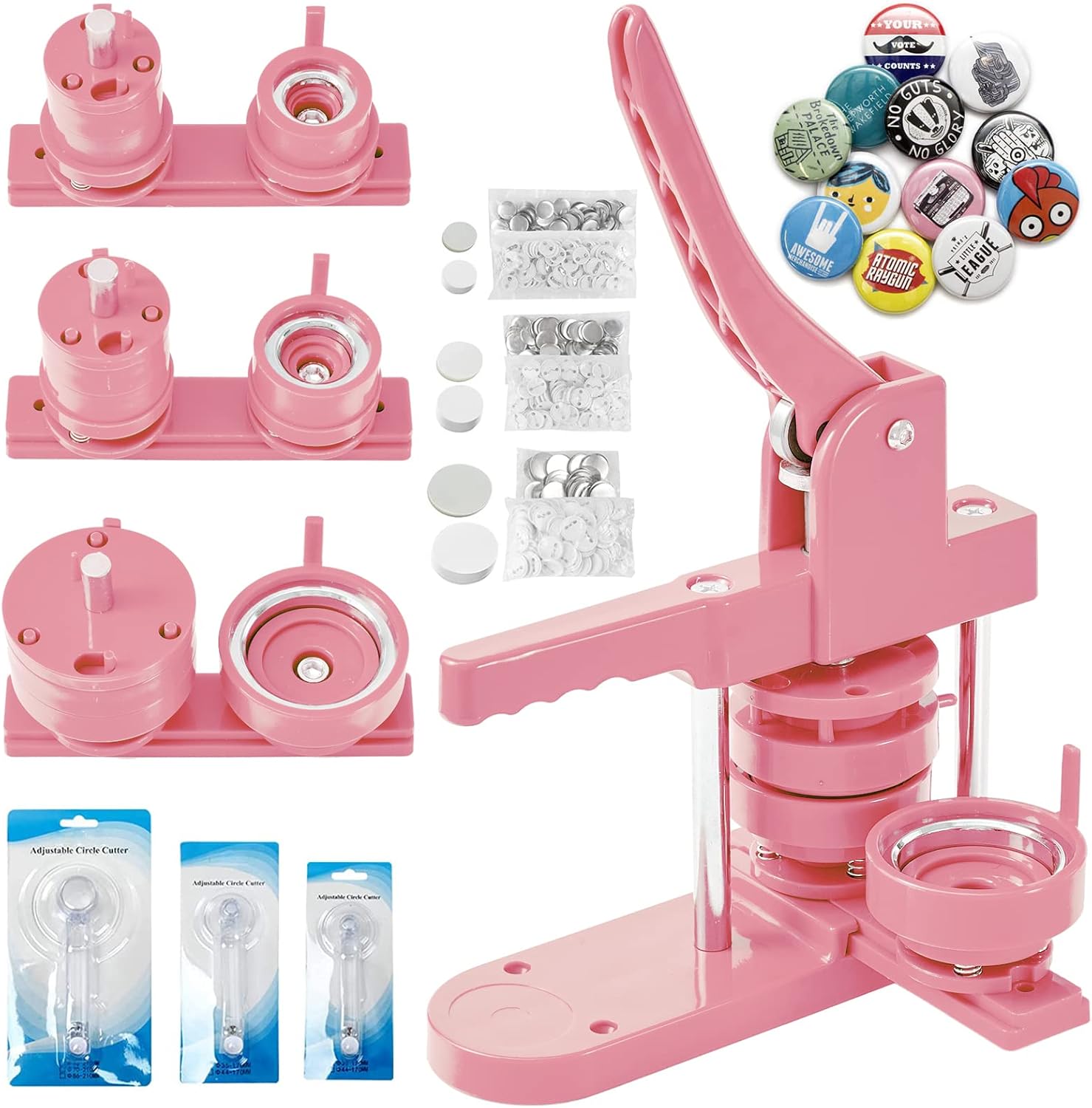 Amazon.com: Pin Maker, Button Maker Machine, Pin Maker Machine Kit ...