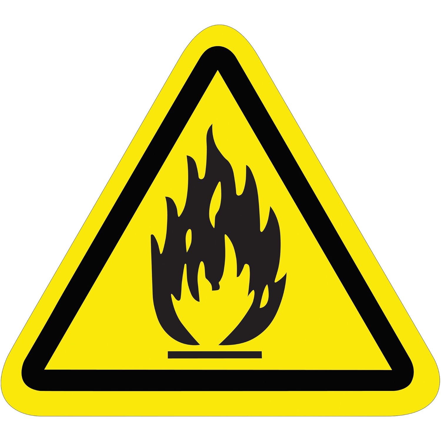 Boxes Fast BFDSL503 Tape Logic Flammable Material Durable Safety Label ...