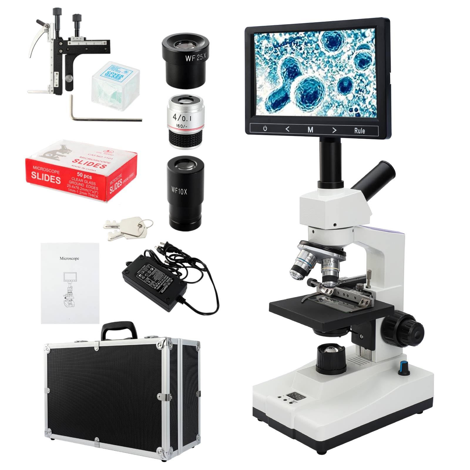 Snapklik.com : Creahub Lab Compound Monocular Microscope For Adults