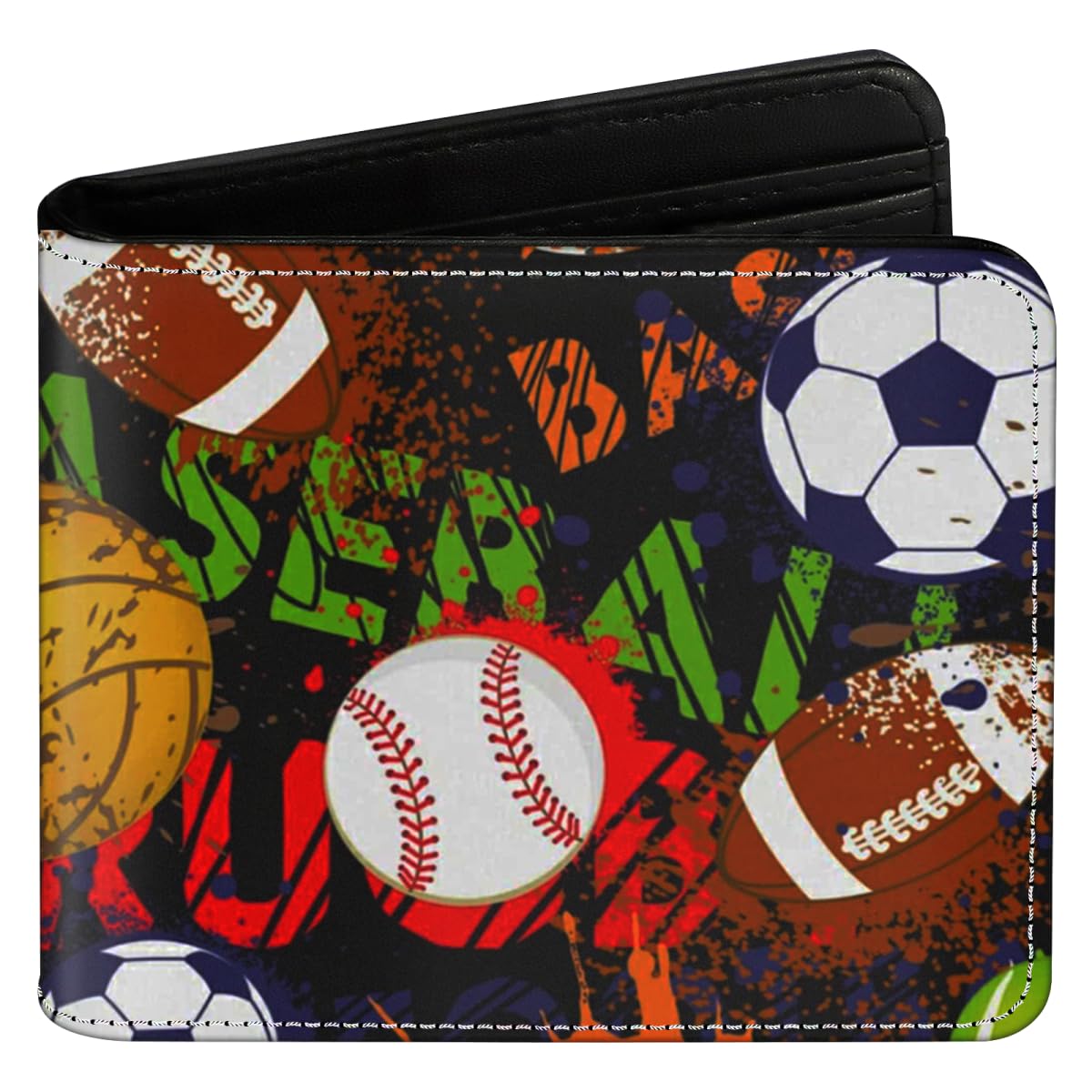 Amazon.com: Teen Boys Cool Wallet Funny Leather Wallets Credit Id Card ...