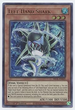 Amazon.com: Left-Hand Shark - BROL-EN049 - Ultra Rare - 1st Edition ...