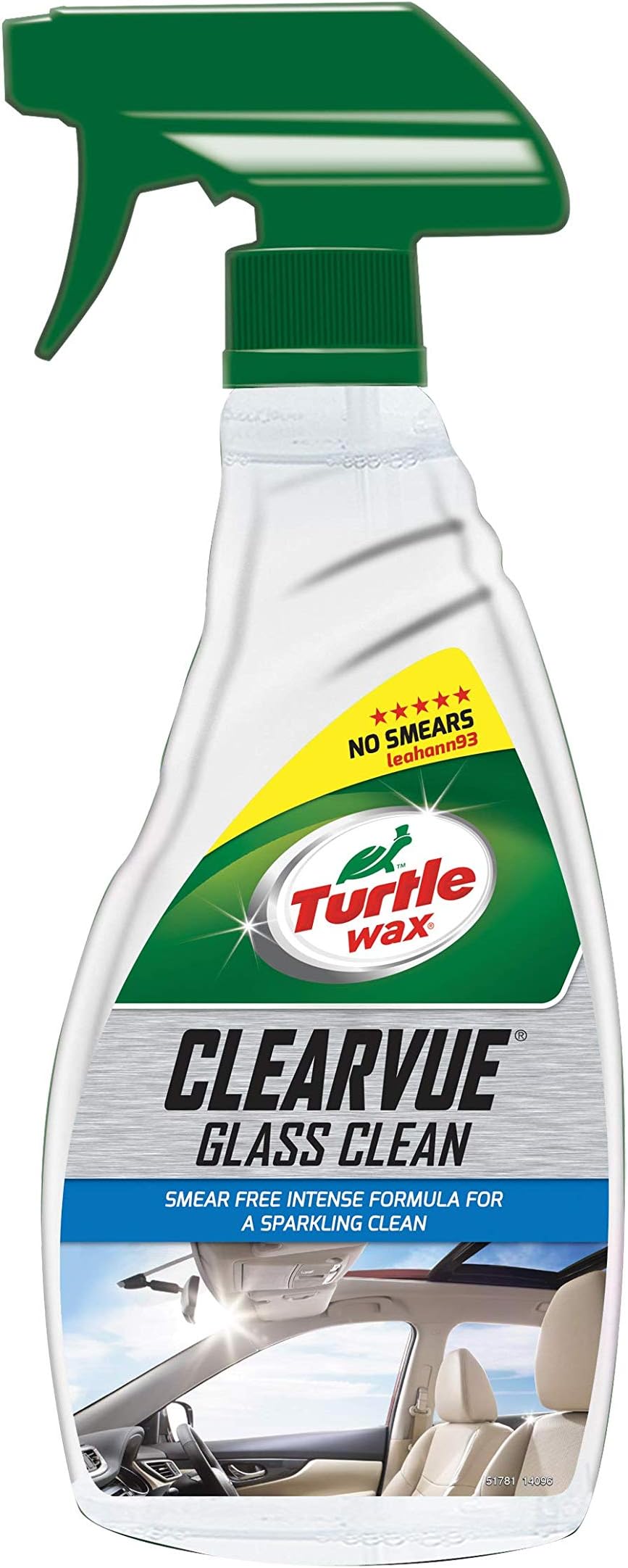 Turtle Wax Clearvue Glass Clean, 300ml, Pack of 1, Removes Stains ...