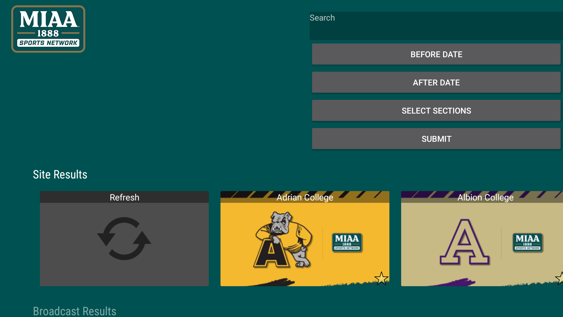 MIAA Sports Network - App on Amazon Appstore