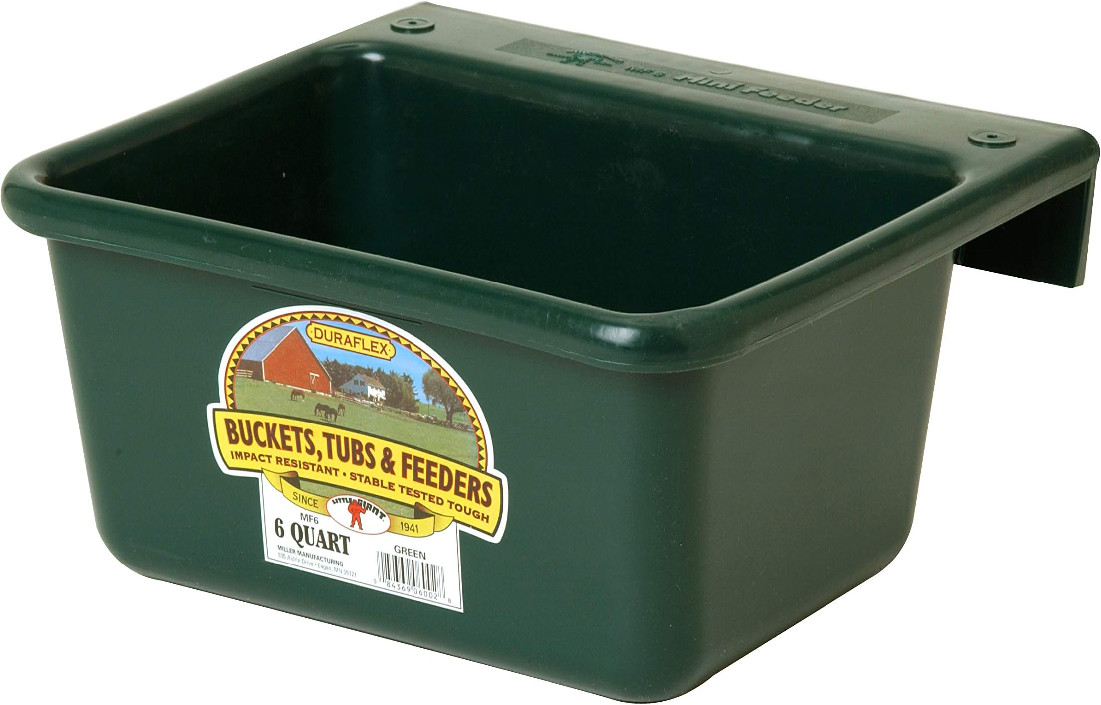 Amazon.com : Little Giant® Plastic Mini Feeder | Fence Feeder | Goat ...