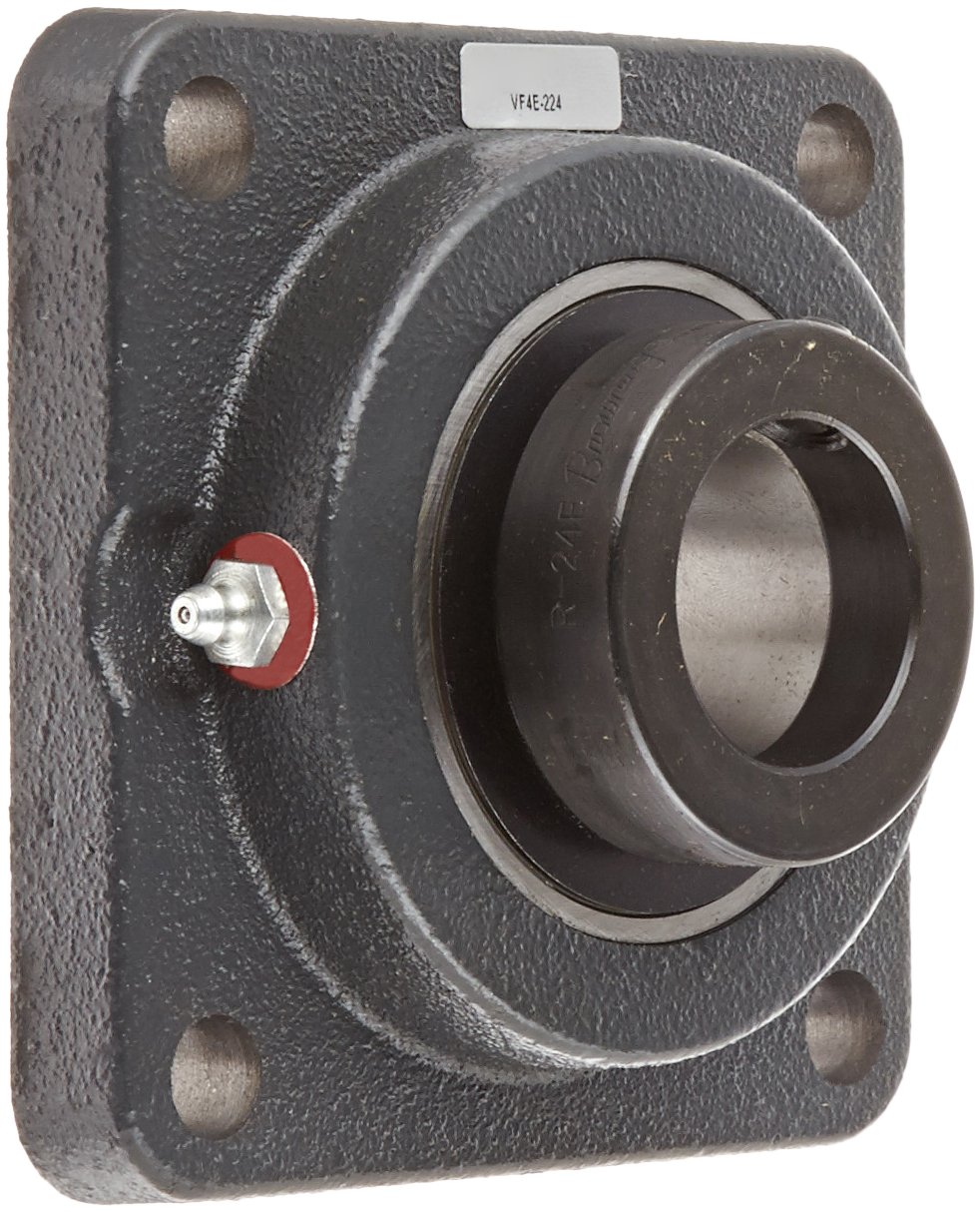 Browning VF4E-224 Normal-Duty Flange Unit, 4 Bolt, Eccentric Lock, Regreasable, Contact and ...