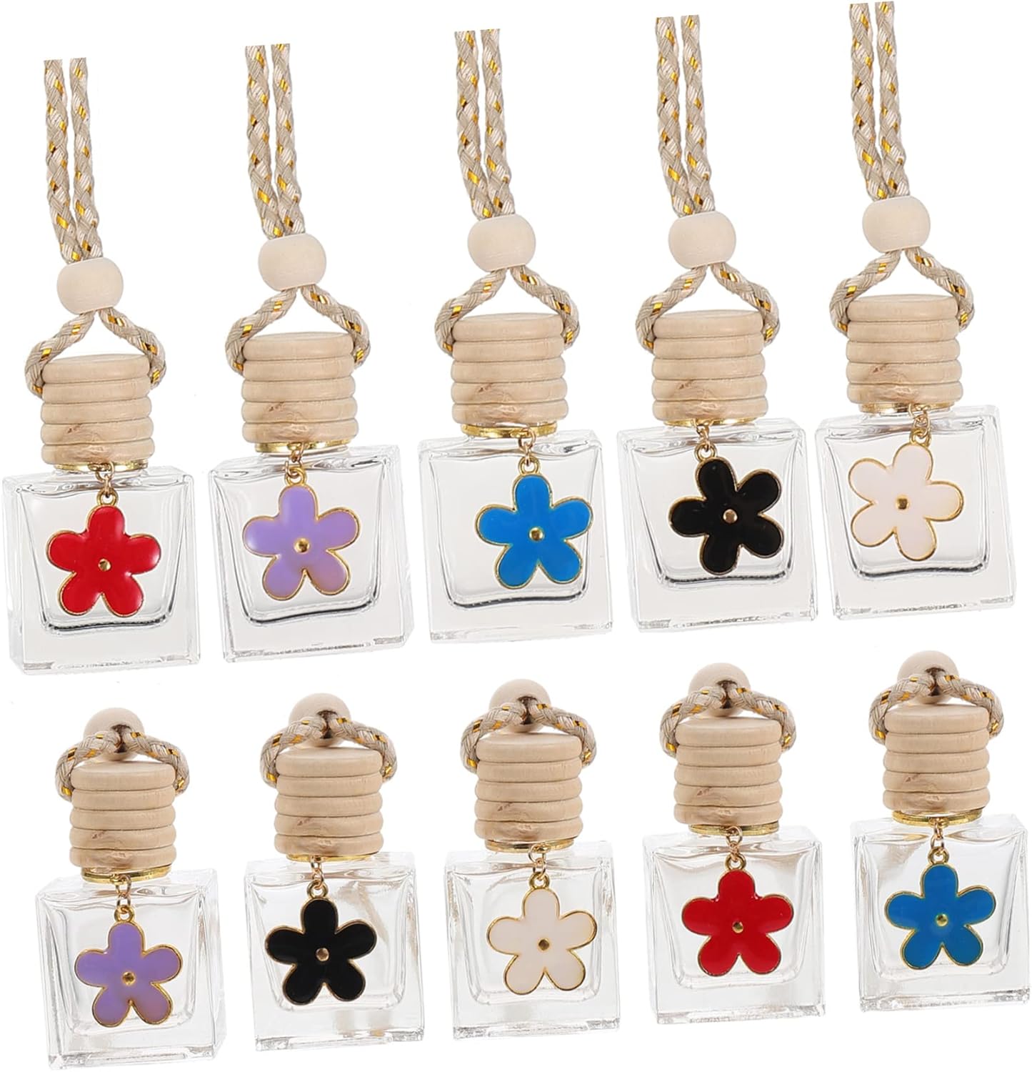 Amazon.com: MUSISALY 10pcs Bottled Portable Diffuser Glass Container ...