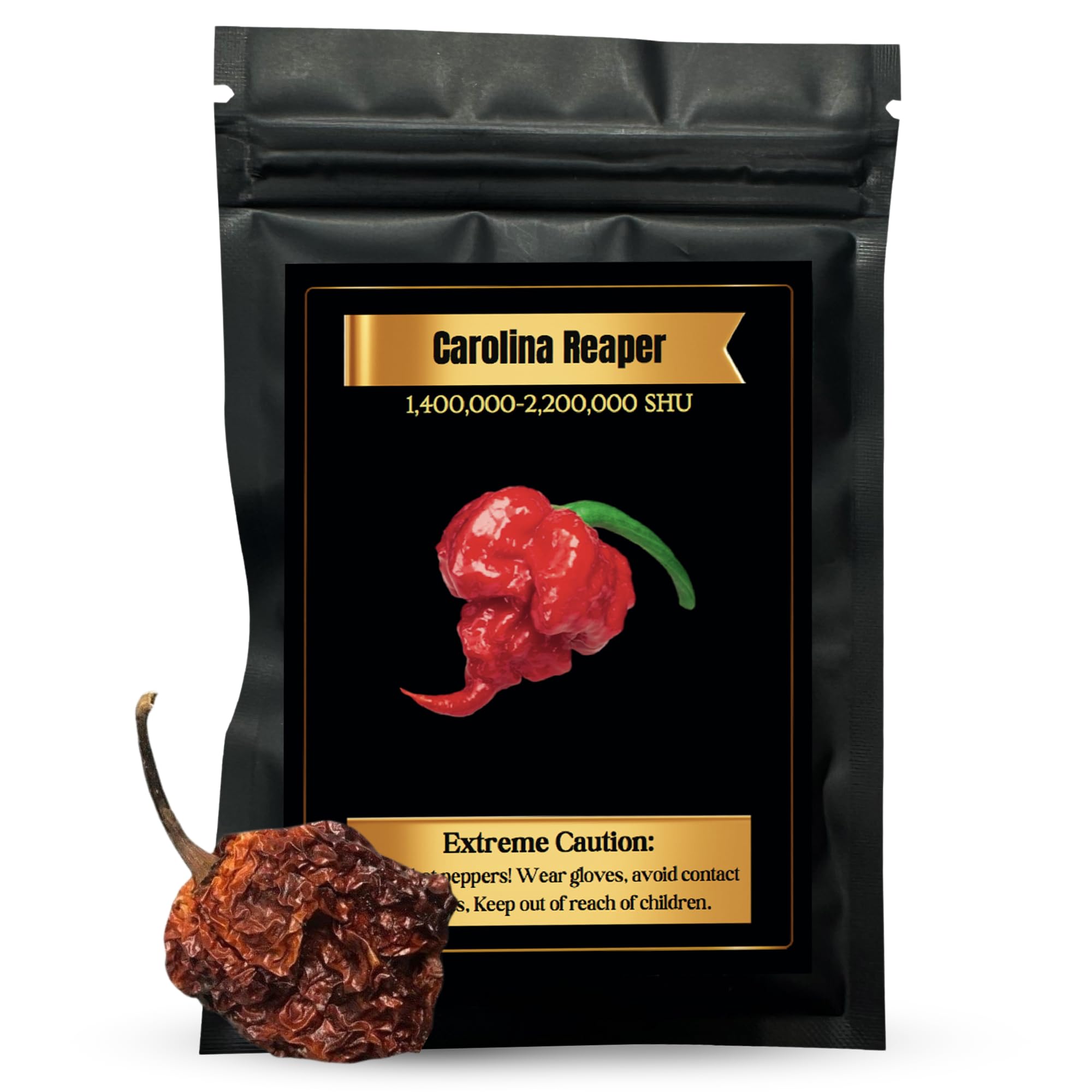 Snapklik.com : KITSY BOX Extremely Hot Carolina Reaper Peppers, Dried ...