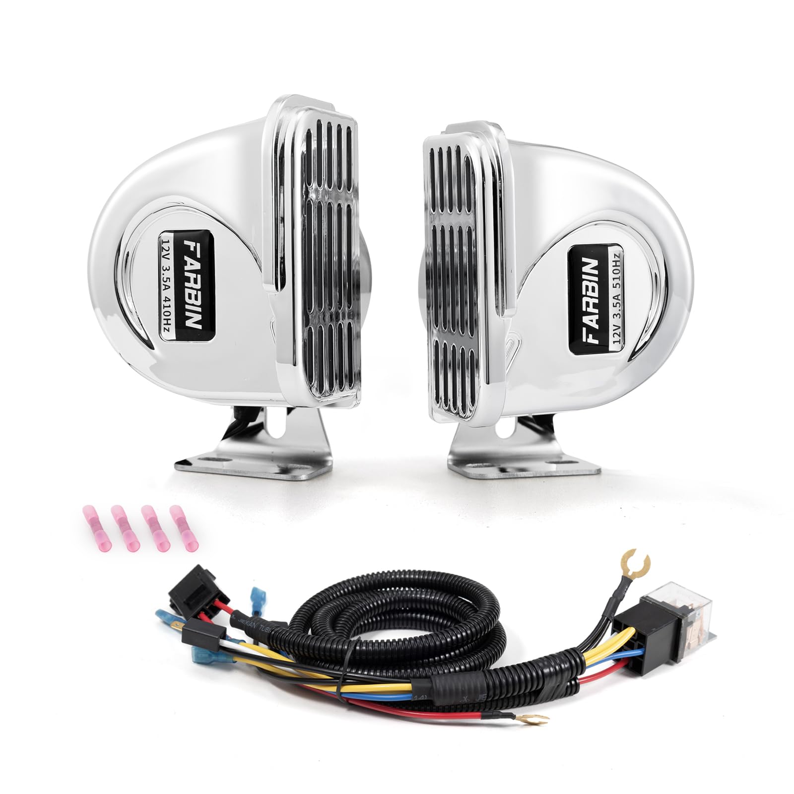 Amazon.com: FARBIN Boat Horn Stainless Steel Waterproof Horn for Ships ...