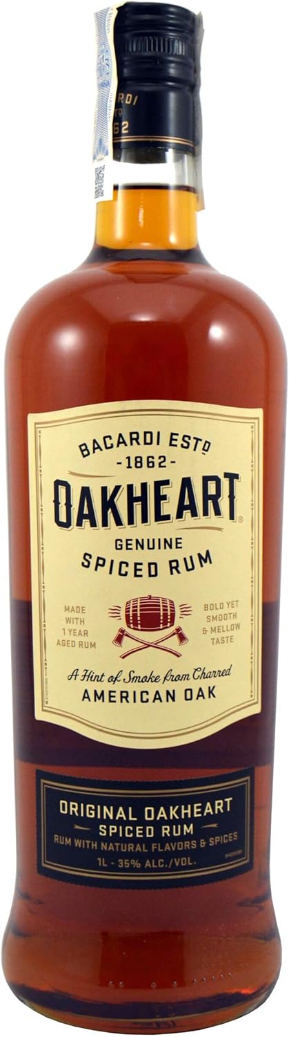 Bacardi Oakheart Rum 70 cl : Amazon.co.uk: Grocery