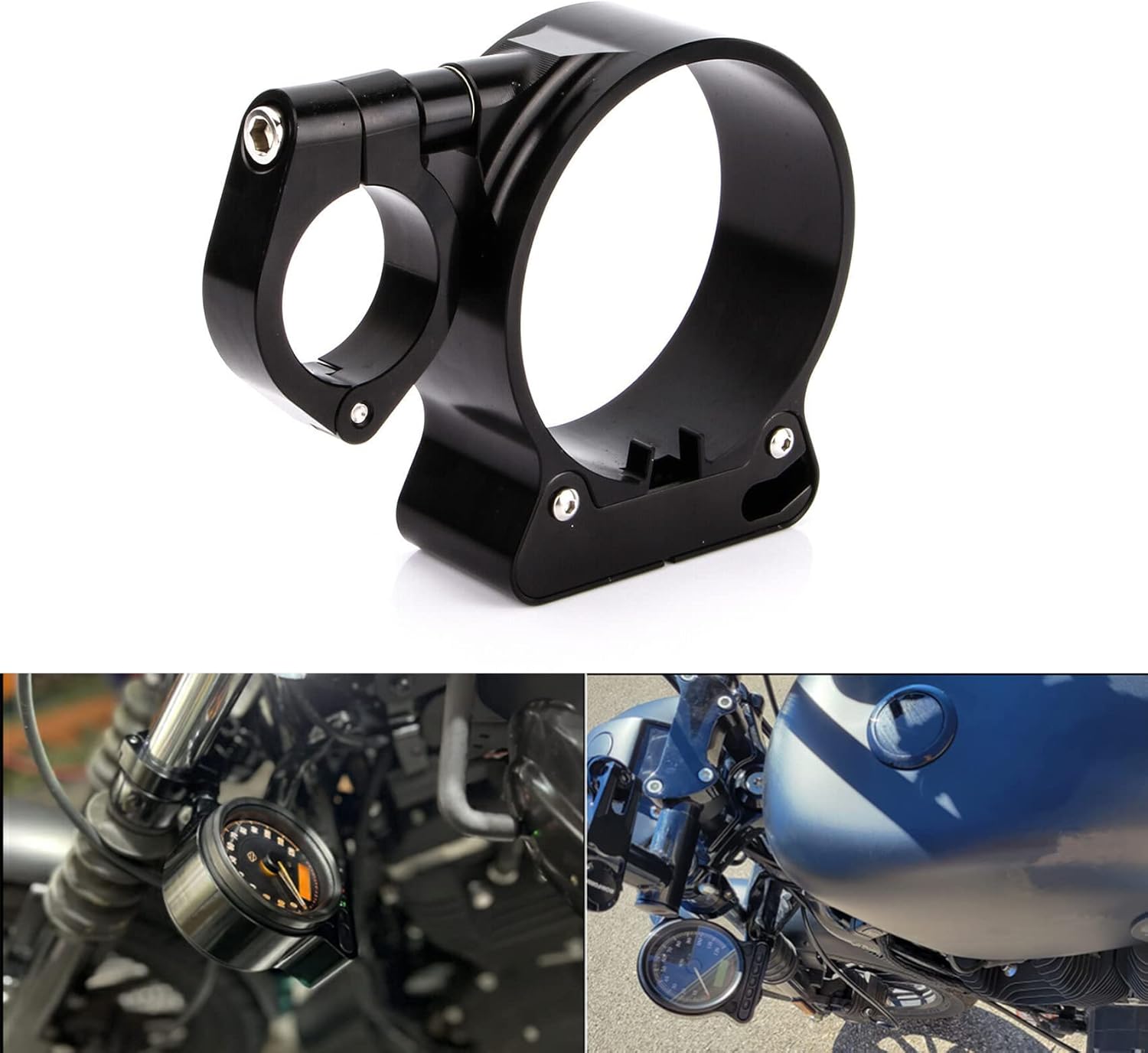 Amazon.com: Motorcycle Speedometer Relocation Bracket Powersports ...