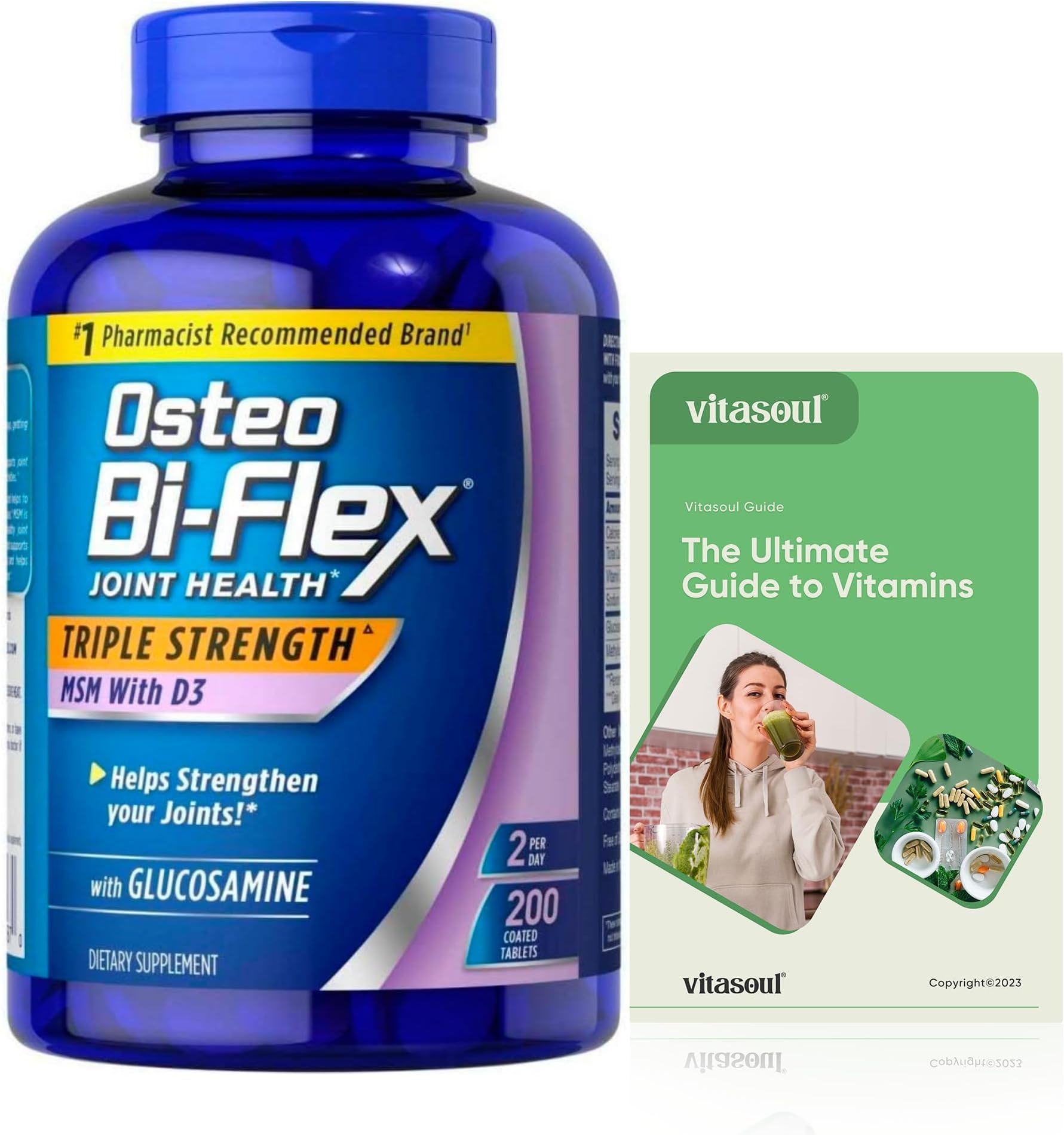 Amazon.com : Osteo Bi Osteo Bi Flex Tripple Strength Supplement (200 ...