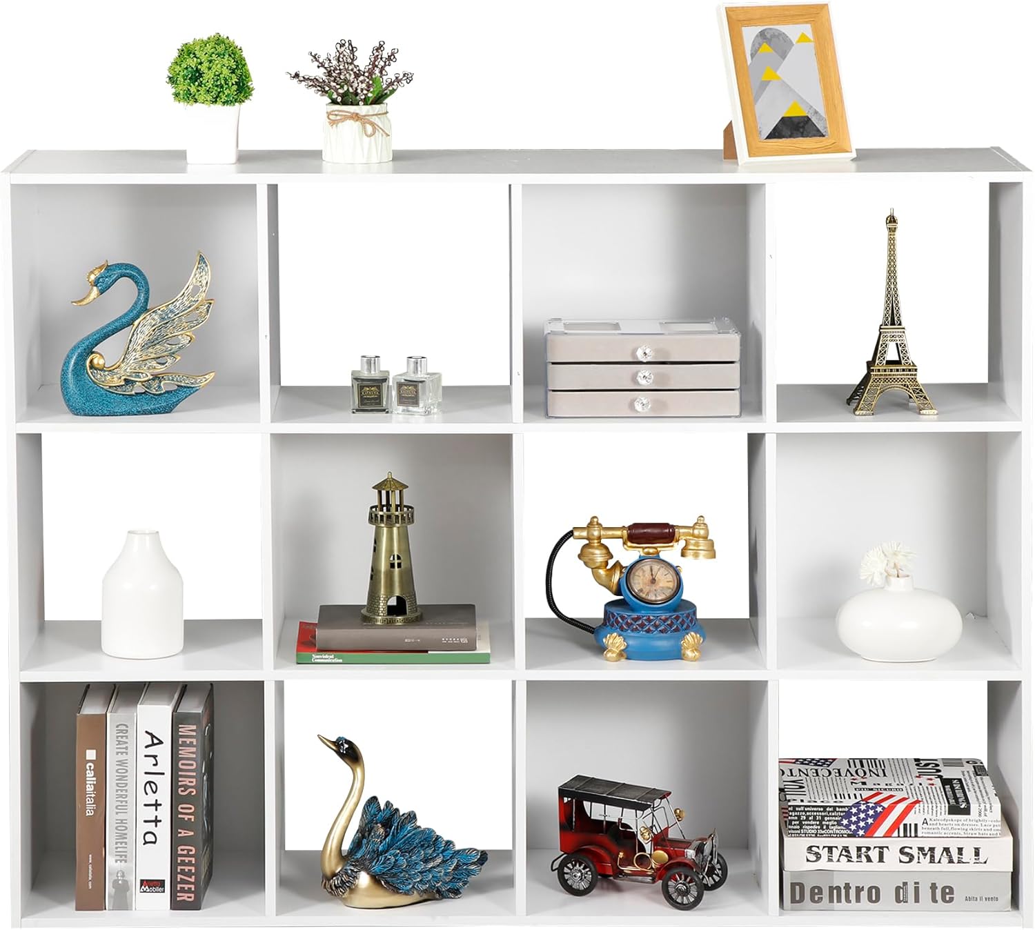 Amazon.com: JupiterForce 12-Cube Bookcase, Cubeicals Cabinets Organizer ...