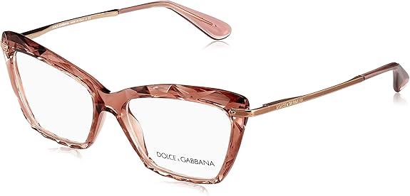 Amazon.com: Eyeglasses Dolce & Gabbana DG 5025 3148 TRANSPARENTE PINK ...