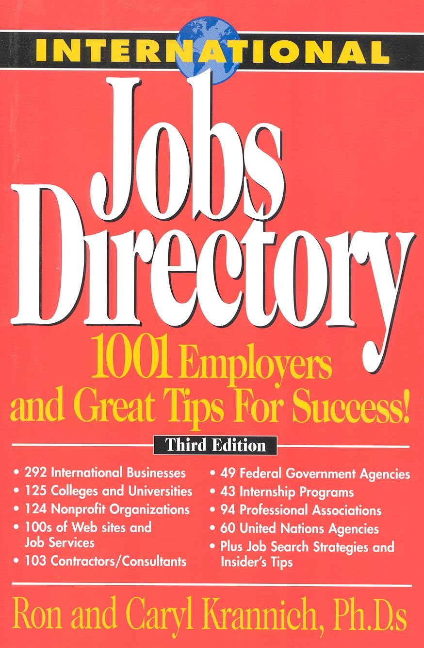 International Jobs Directory: 1001 Employers and Great Tips For Success ...