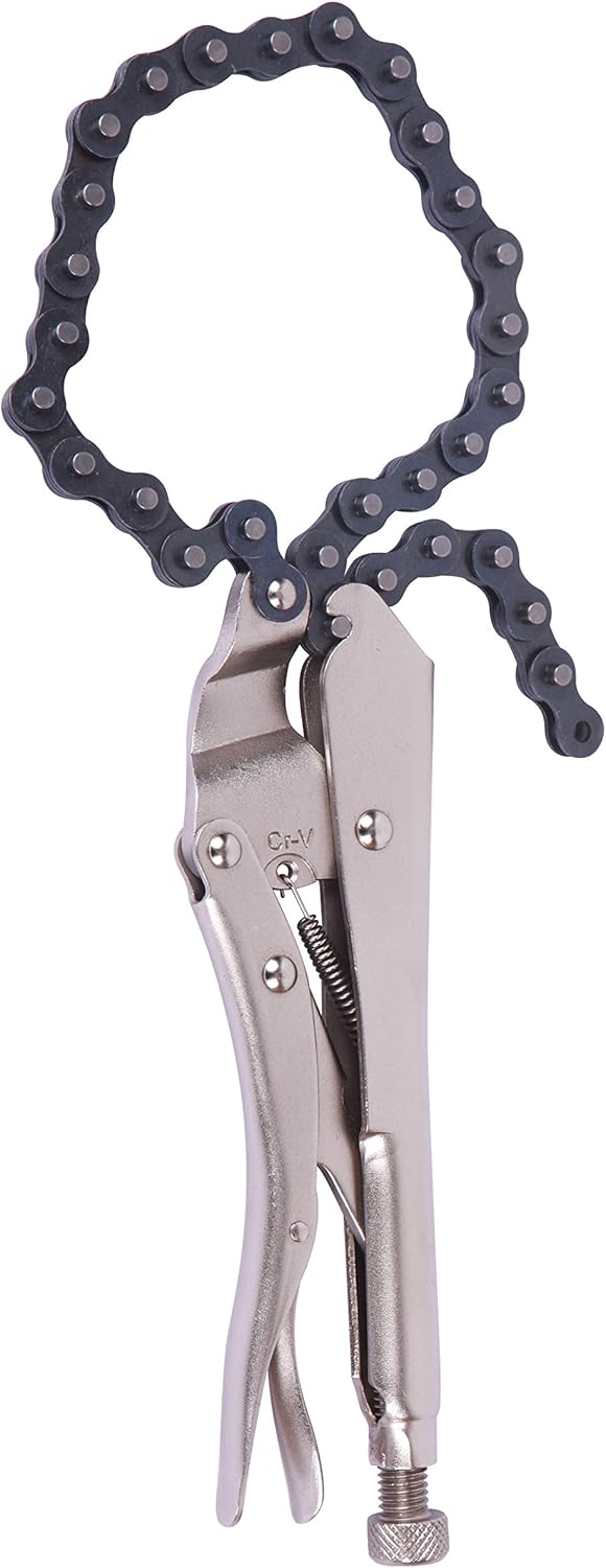WORKPRO W031076 Chain Clamp Locking Pliers, 19 In., Easy Lock and ...