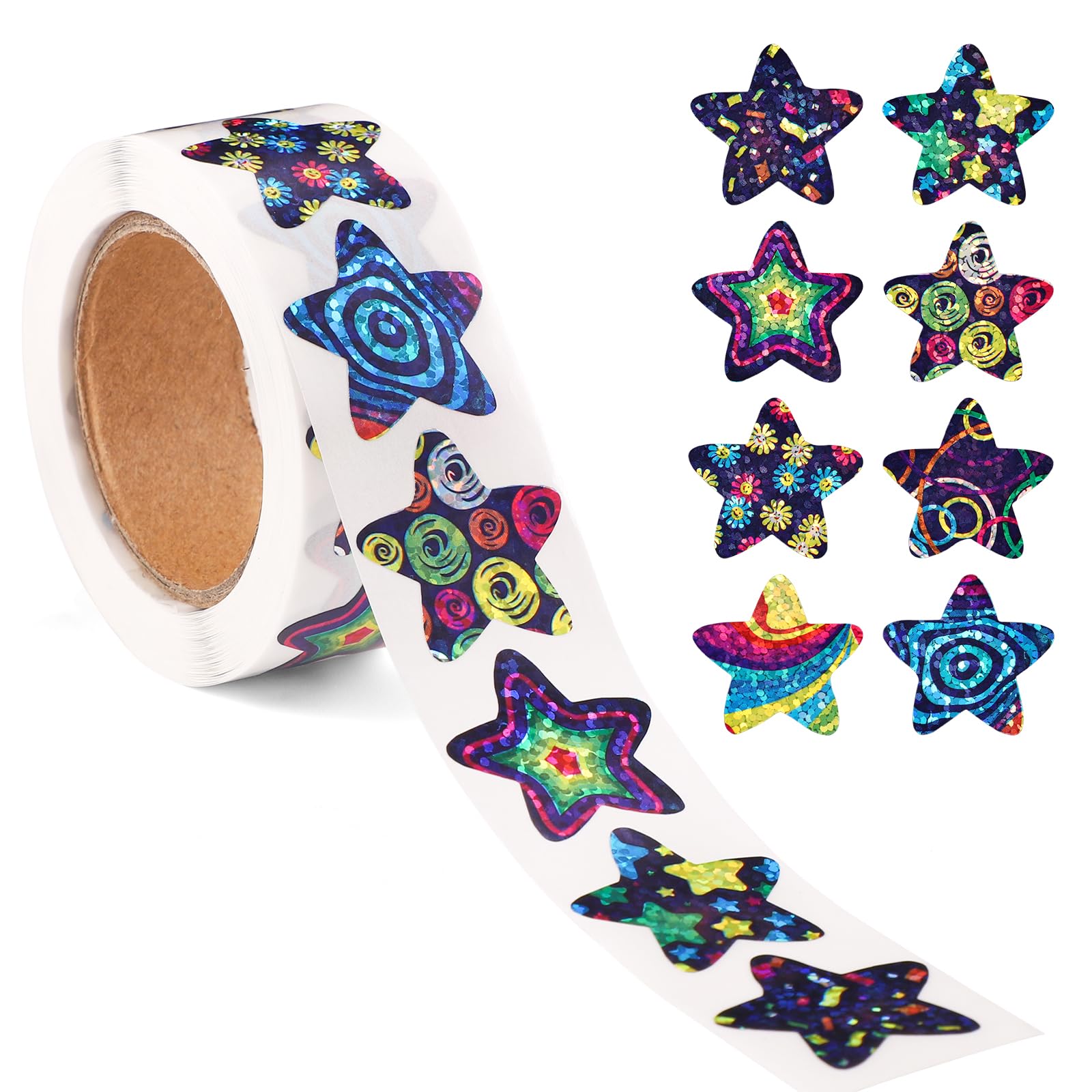 Amazon.com: 500pcs Small Star Stickers, 1 inch Self-Adhesive Colorful ...