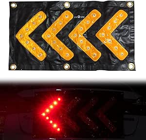 ZYHAOYAN LED Traffic Guide Signs, Flashing Magnetic Warning Signs ...