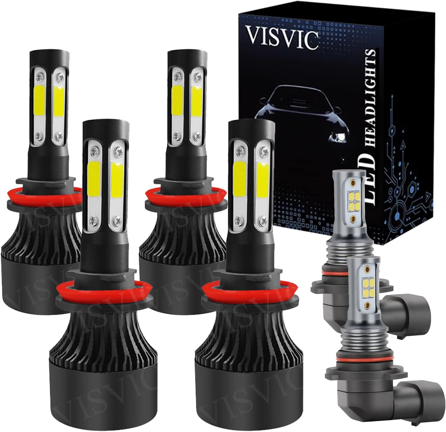 Amazon.com: VISVIC Fit For Ford ESCAPE (2005-2006) LED Headlights High ...