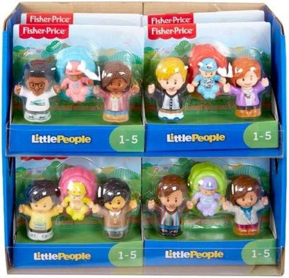 Amazon.com: Fisher-Price Little People Big Helpers Home Family Figures ...