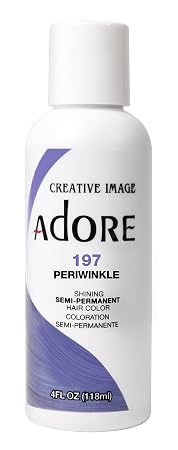 Amazon.com : Adore Semi-Permanent Haircolor, 197 Peri Winkle, 4 Oz ...