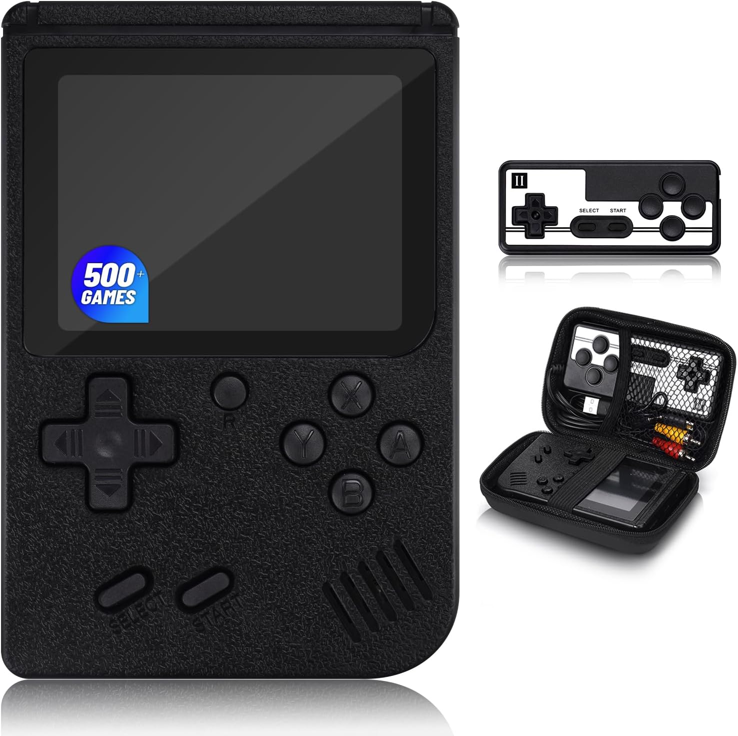 Amazon.com: Handheld Game Console with Classical Retro Single and 2 ...