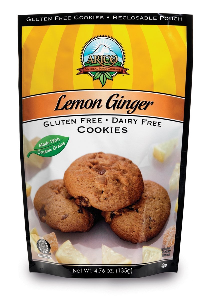 Amazon.com: Arico Cookies, Lemon Ginger, 4.76-Ounce Pouches (Pack of 6 ...