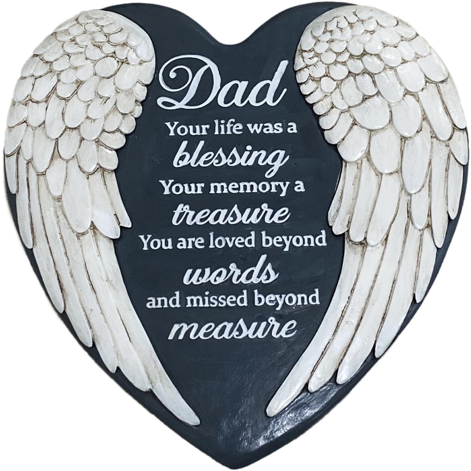 Amazon.com : Dad Memorial Garden Stone, Dad Stepping Garden Memorial ...