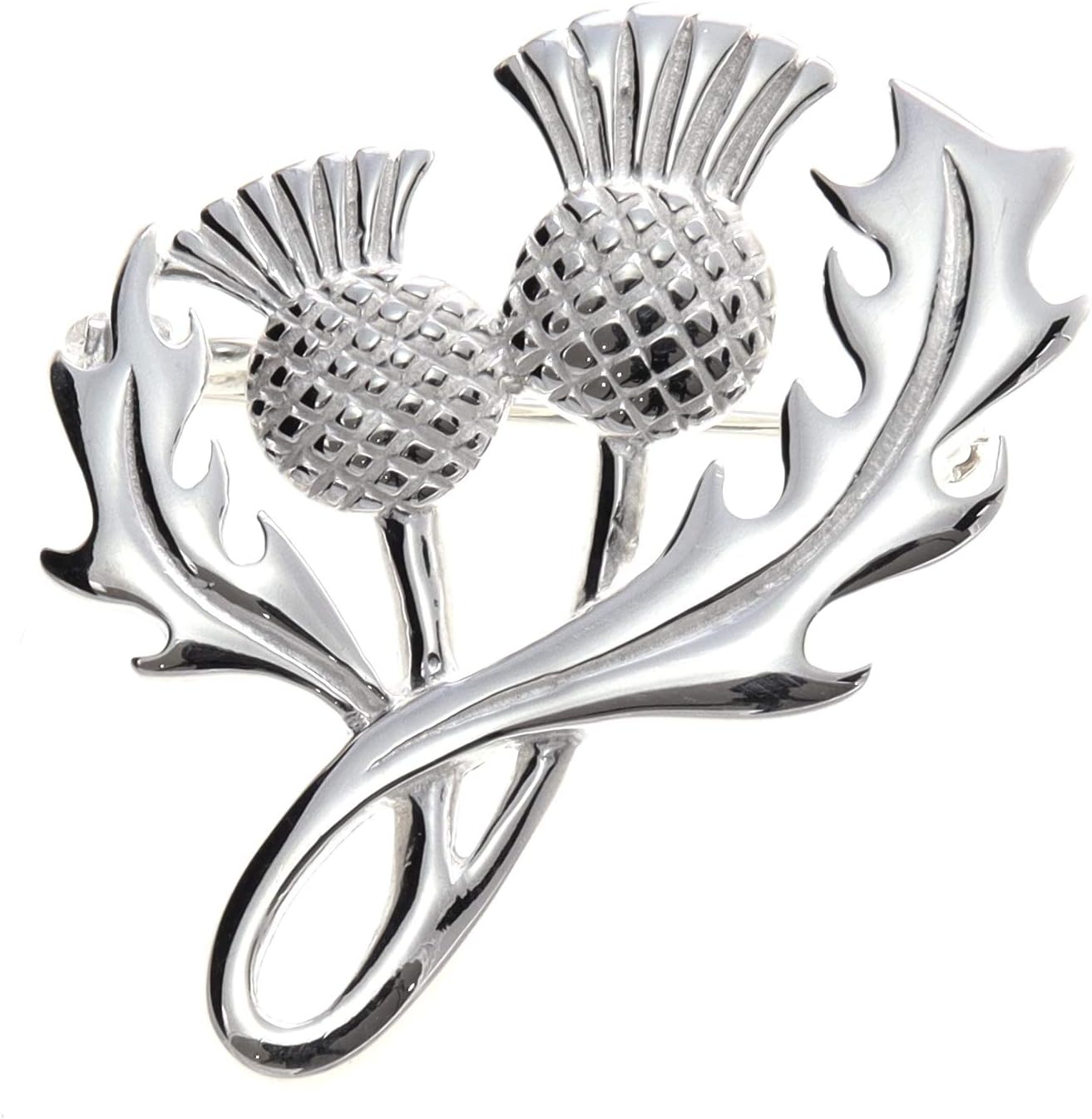 Amazon.com: Alexander Castle 925 Sterling Silver Scottish Thistle ...